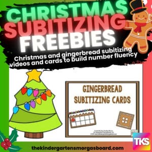 Christmas Subitizing FREEBIES! – The Kindergarten Smorgasboard