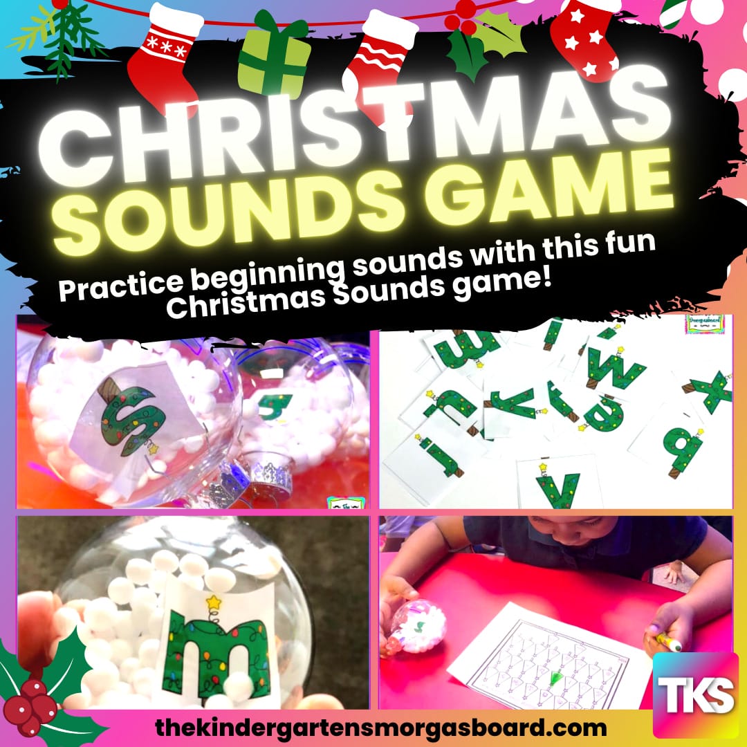 Kindergarten Christmas Activities: Sounds Game | The Kindergarten ...