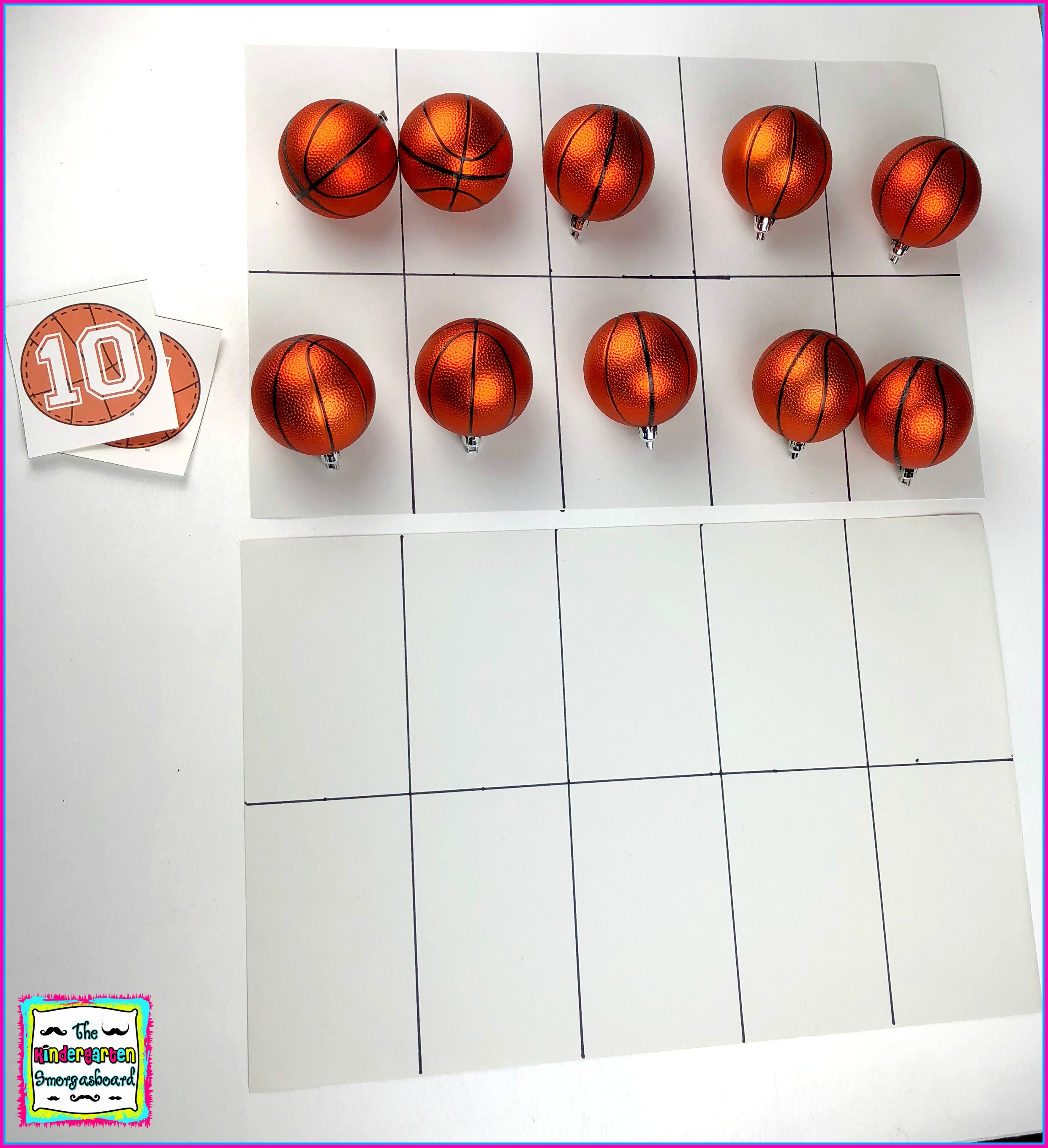 basketball ten frames – The Kindergarten Smorgasboard