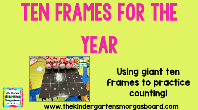 Ten Frames Games Through The Year – The Kindergarten Smorgasboard