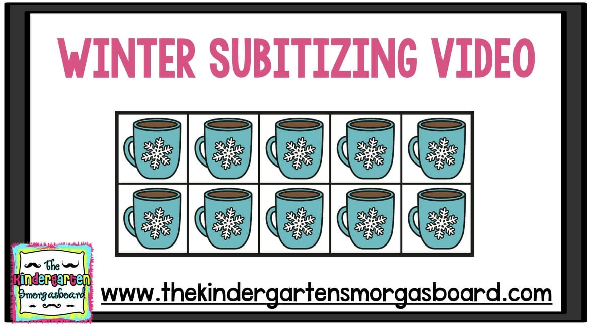 Winter Subitizing FREEBIES! – The Kindergarten Smorgasboard