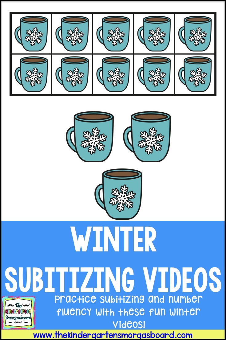 Winter Subitizing FREEBIES! – The Kindergarten Smorgasboard