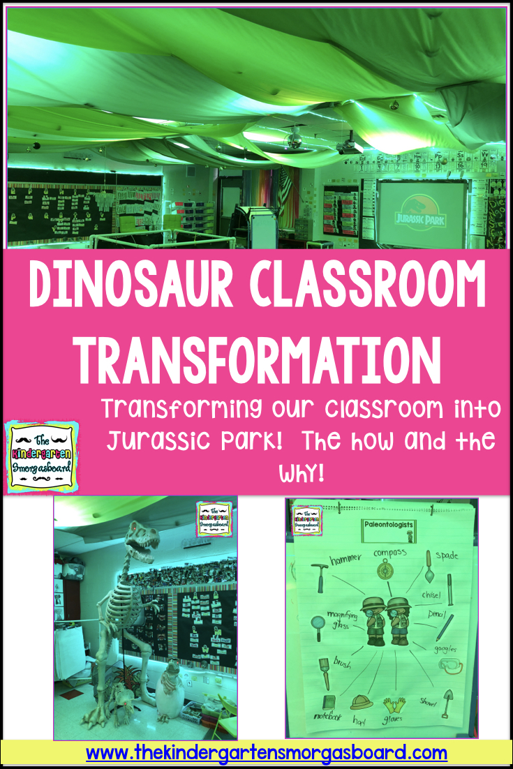 Dinosaur Classroom Transformation – The Kindergarten Smorgasboard