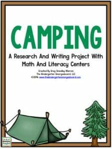 Kindergarten Camping Theme | The Kindergarten Smorgasboard