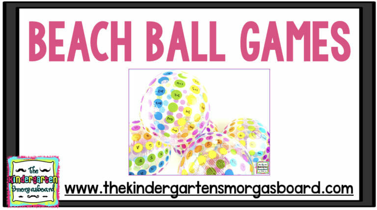 Beach Ball Games – The Kindergarten Smorgasboard