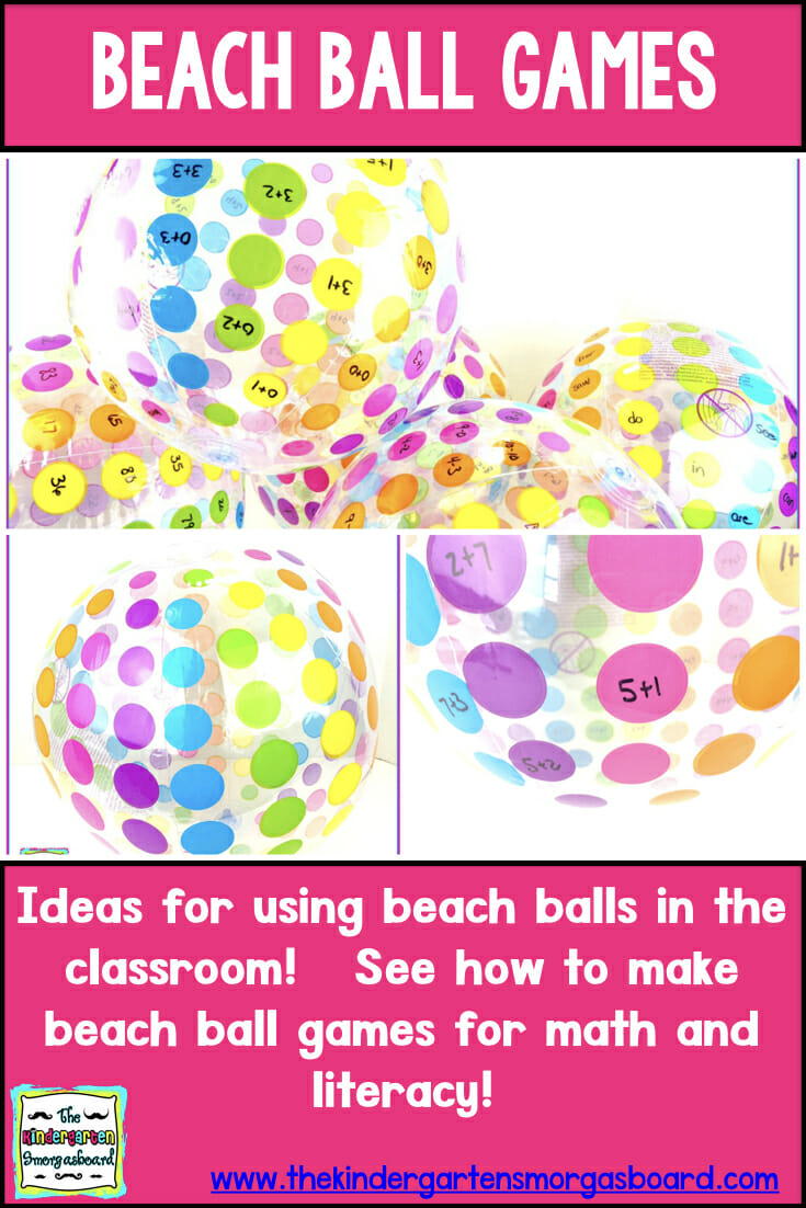 Beach Ball Games – The Kindergarten Smorgasboard