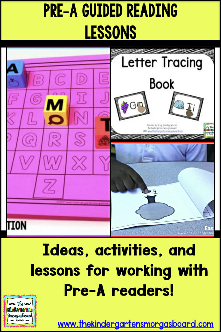 Pre-A Guided Reading Lessons – The Kindergarten Smorgasboard