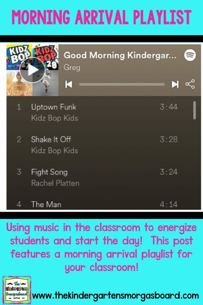 Music In The Classroom: Morning Arrival Playlist – The Kindergarten ...