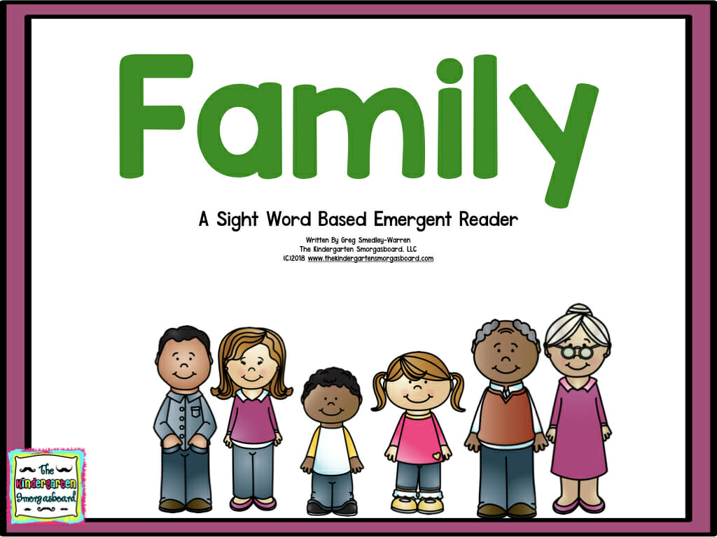 family emergent reader.001 – The Kindergarten Smorgasboard