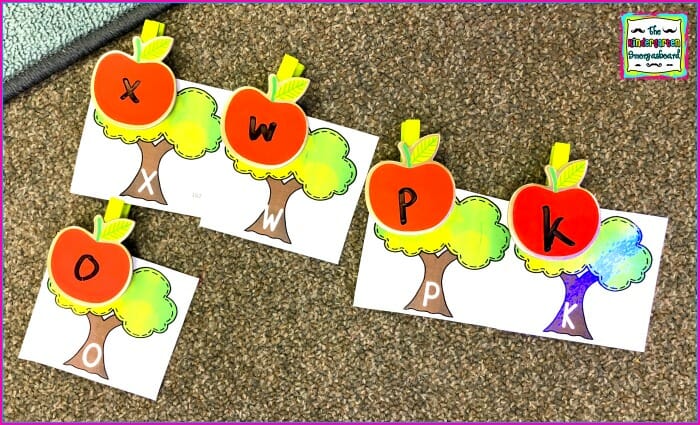 Apple Centers – The Kindergarten Smorgasboard