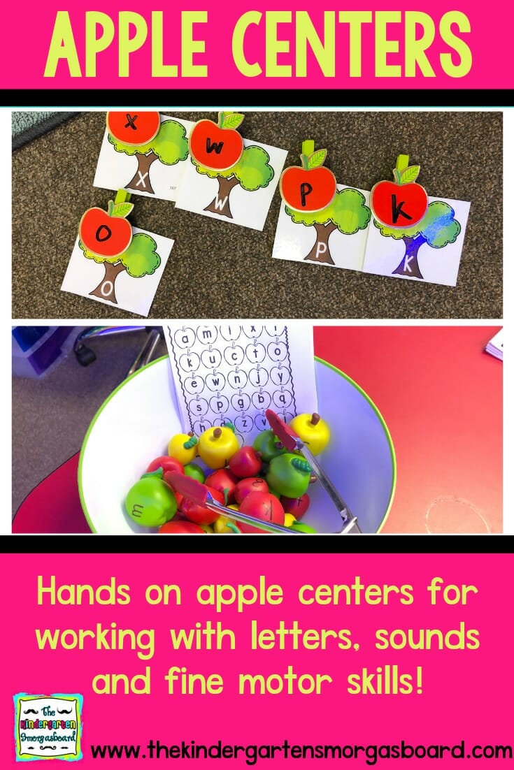 Apple Centers – The Kindergarten Smorgasboard