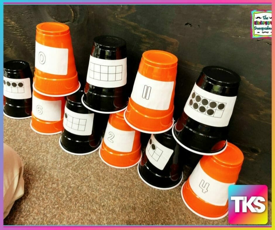 Ten Frames Stacking Cups – The Kindergarten Smorgasboard