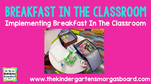 Breakfast In The Classroom – The Kindergarten Smorgasboard