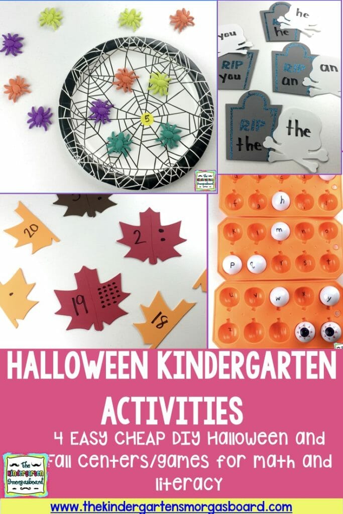 Halloween Lessons: DIY Centers – The Kindergarten Smorgasboard