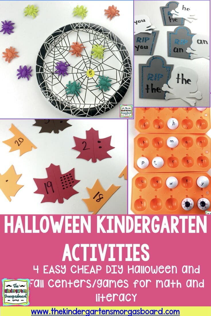 Halloween Lessons: DIY Centers – The Kindergarten Smorgasboard