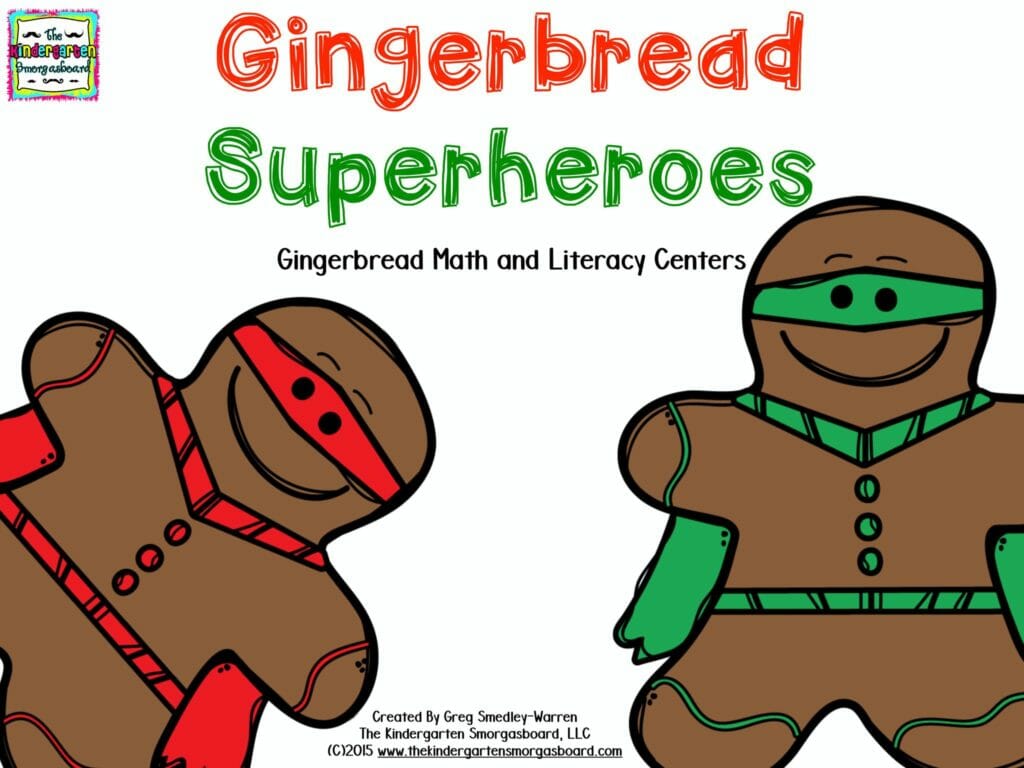 Gingerbread Superheros – The Kindergarten Smorgasboard