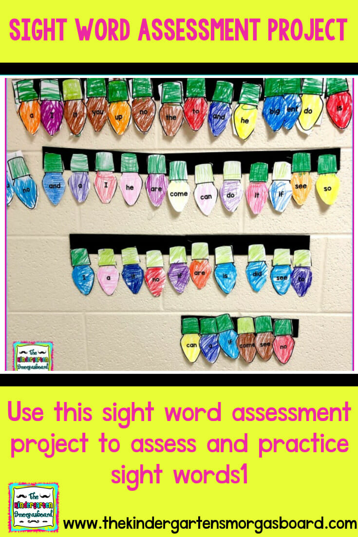 Christmas Sight Words – The Kindergarten Smorgasboard