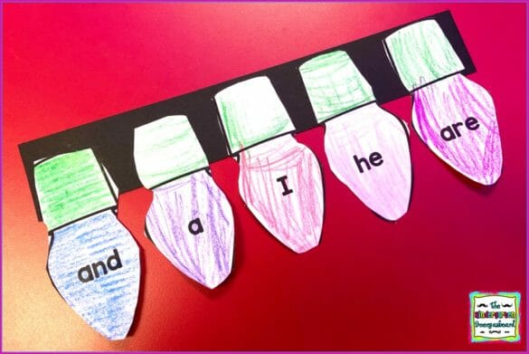Christmas Sight Words – The Kindergarten Smorgasboard