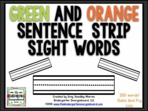 Sight Word Practice – The Kindergarten Smorgasboard