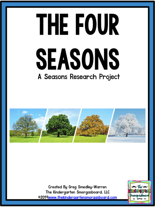 Animal Adaptations And Seasons: Schedulin Sunday – The Kindergarten ...