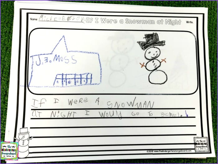 snowy day writing – The Kindergarten Smorgasboard