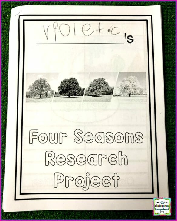 Four Seasons Lesson Plans: Schedulin Sunday – The Kindergarten Smorgasboard