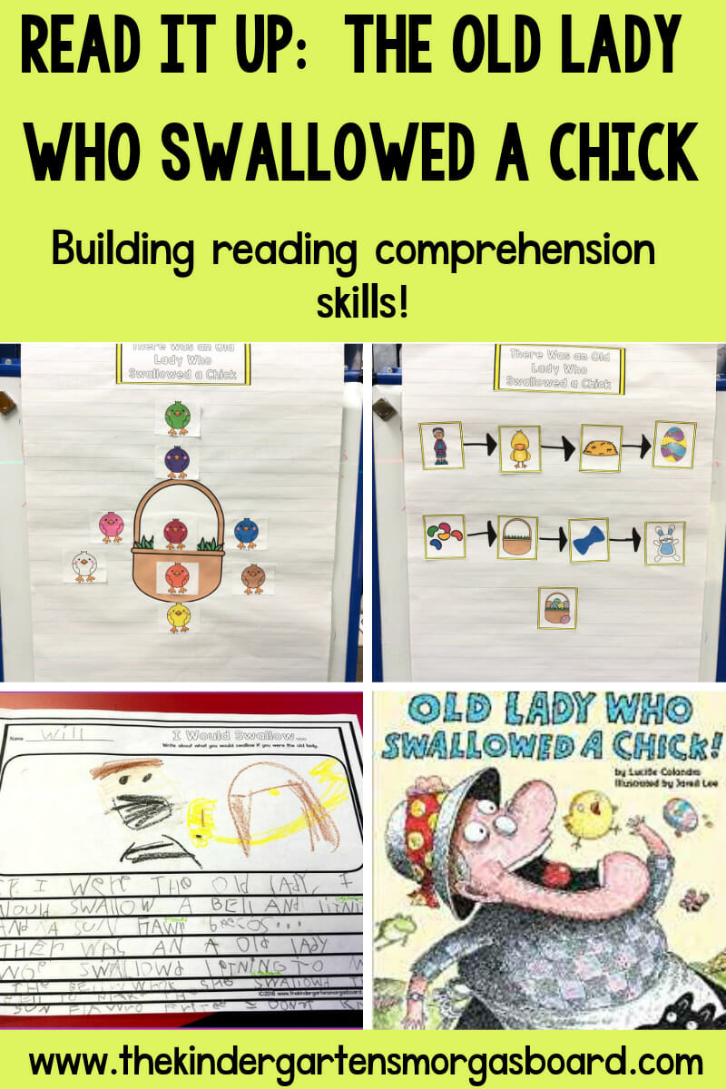 The Old Lady Who Swallowed A Chick: Read It Up! – The Kindergarten ...