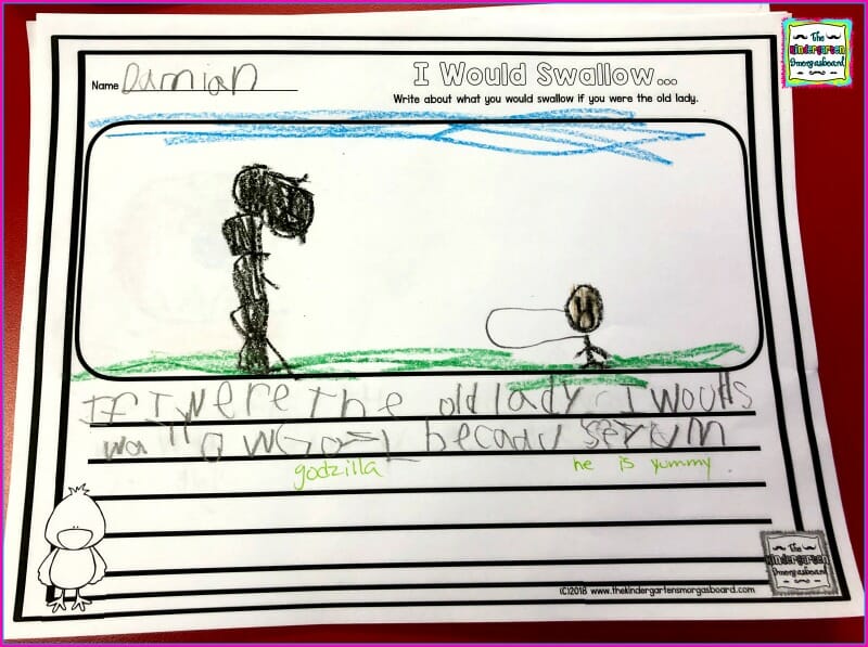 The Old Lady Who Swallowed A Chick: Read It Up! – The Kindergarten ...