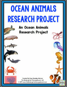 Ocean Animals: Schedulin Sunday | The Kindergarten Smorgasboard