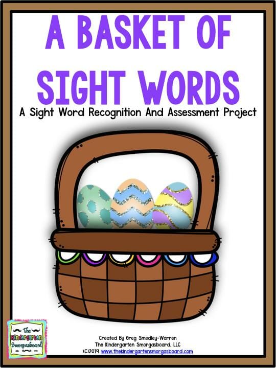 Spring Sight Words – The Kindergarten Smorgasboard