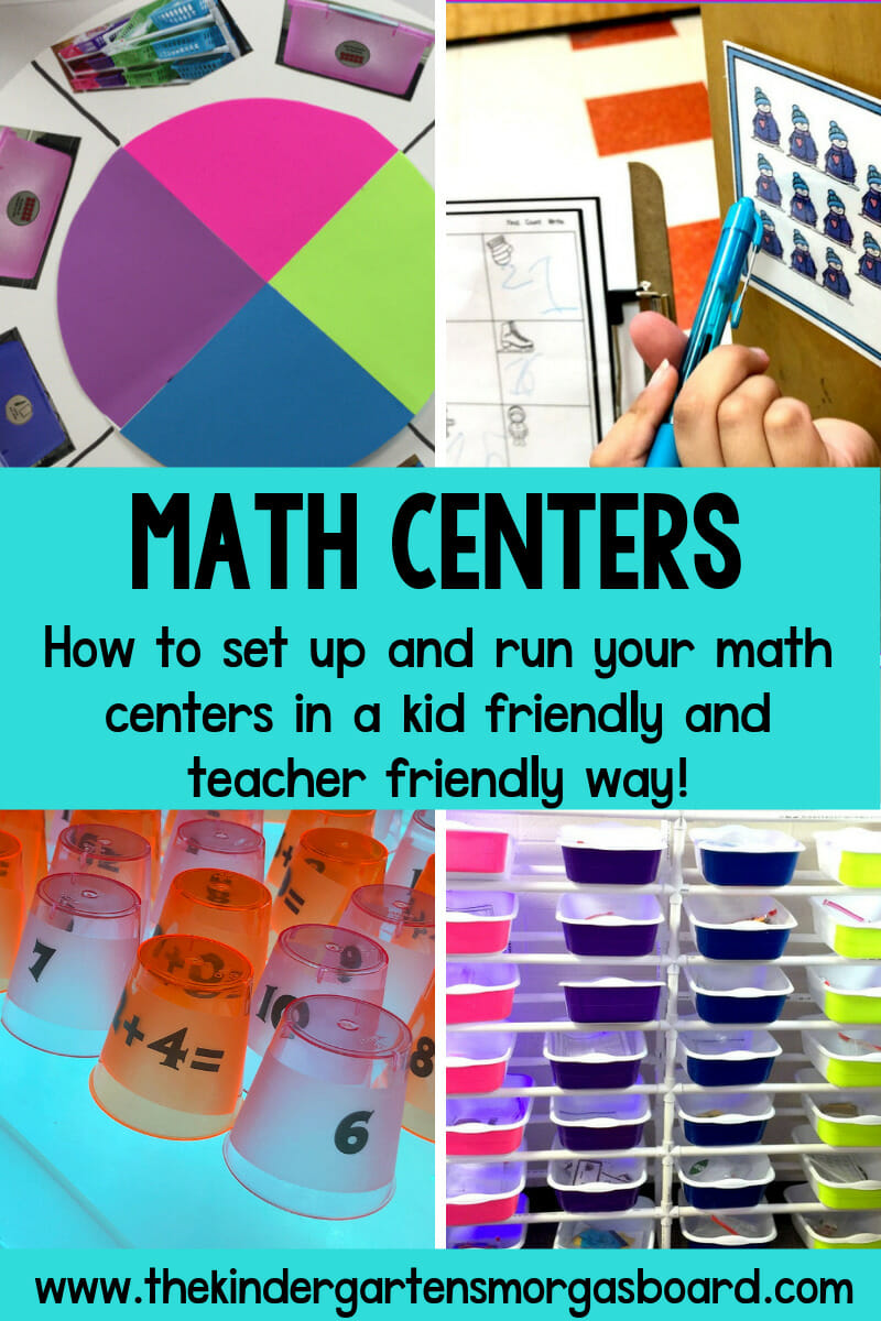 Math Centers – The Kindergarten Smorgasboard