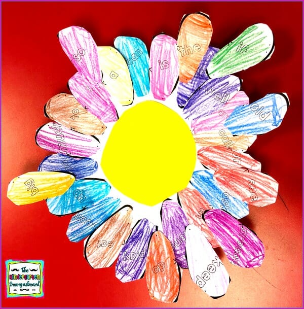 Spring Sight Words – The Kindergarten Smorgasboard