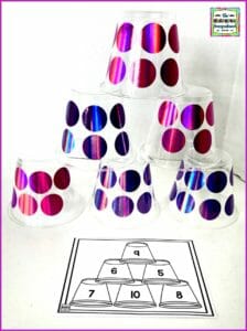 Subitizing Cards And Cups – The Kindergarten Smorgasboard