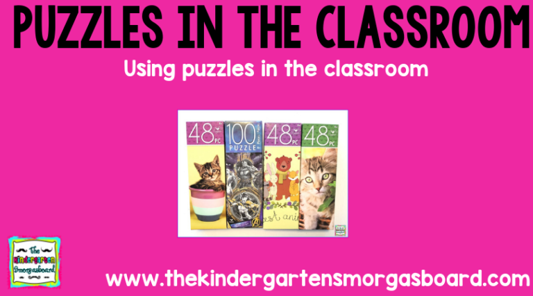 Puzzles In The Classroom | The Kindergarten Smorgasboard