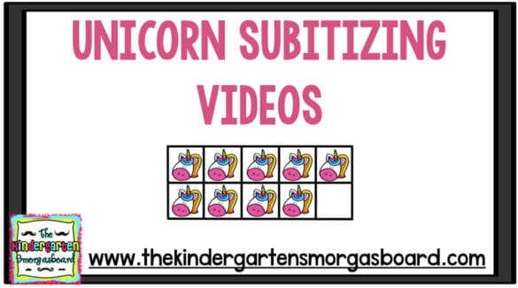 Subitizing Cards And Cups – The Kindergarten Smorgasboard