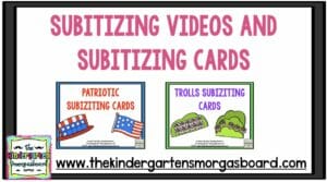 Subitizing Cards And Cups – The Kindergarten Smorgasboard
