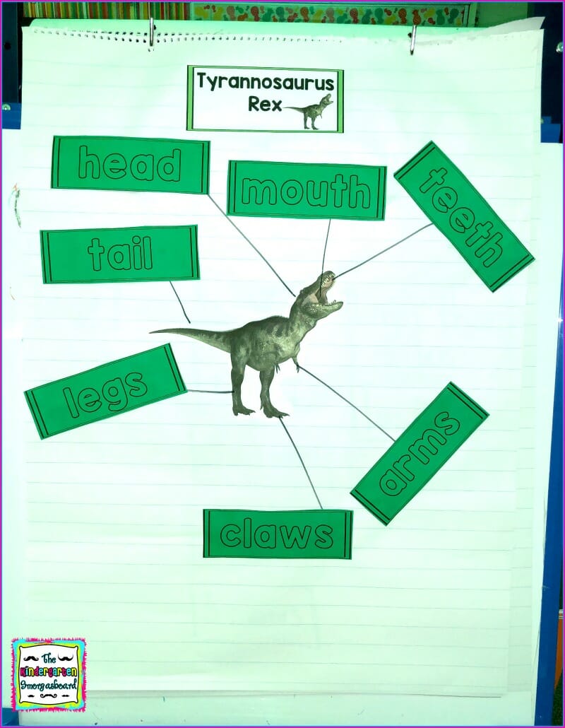 label the parts of a dinosaur – The Kindergarten Smorgasboard