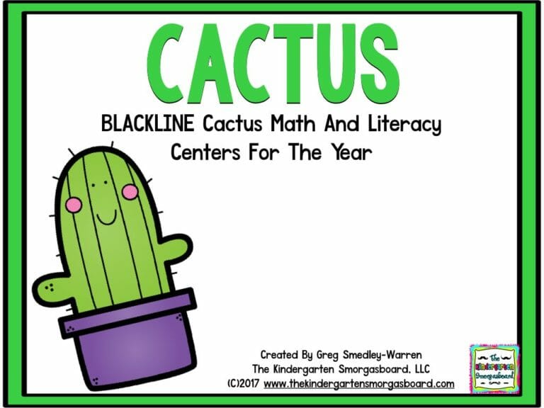 Cactus And Pineapple Classroom Ideas – The Kindergarten Smorgasboard