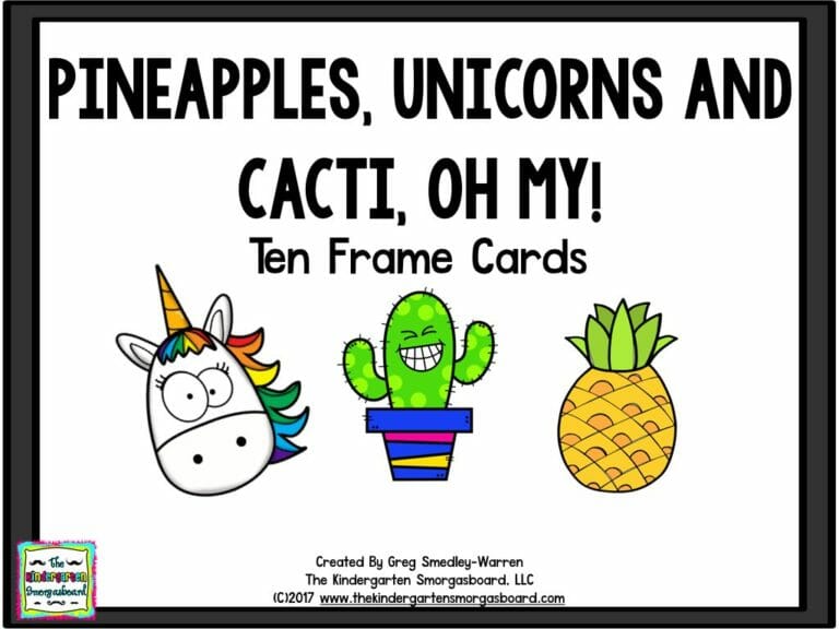 Cactus And Pineapple Classroom Ideas – The Kindergarten Smorgasboard