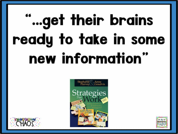 Background Knowledge Activities – The Kindergarten Smorgasboard