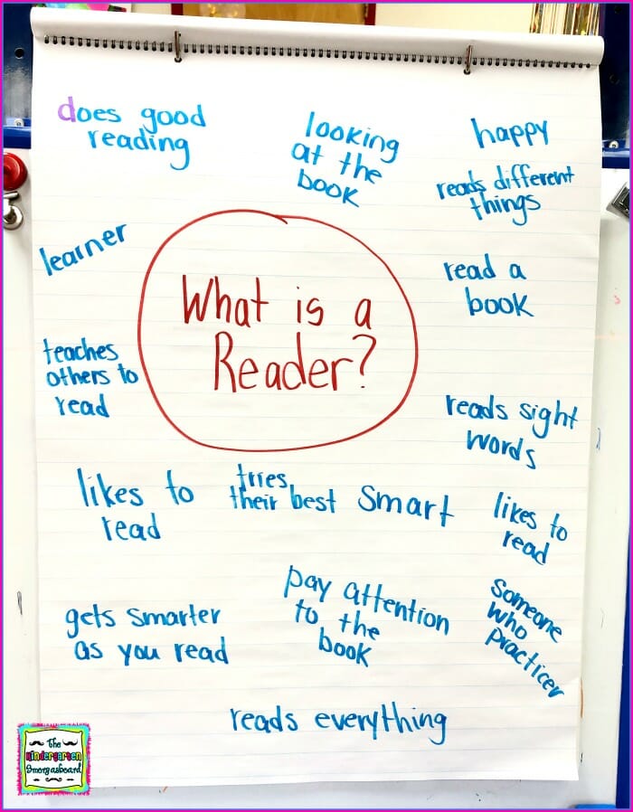 What Is A Reader Anchor Chart The Kindergarten Smorgasboard