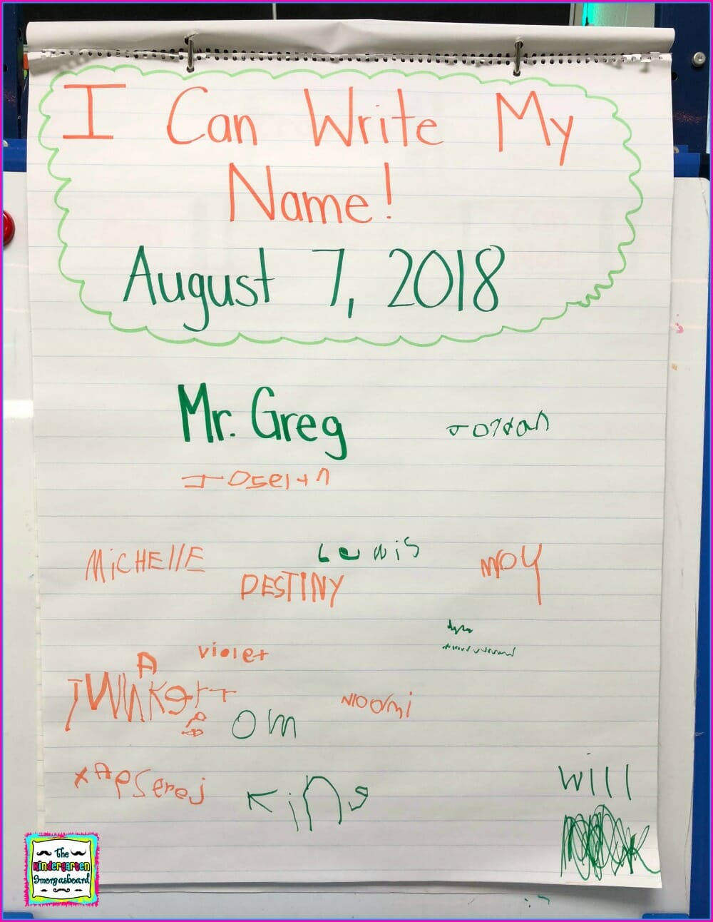 First Week Activities: Schedulin' Sunday | The Kindergarten Smorgasboard