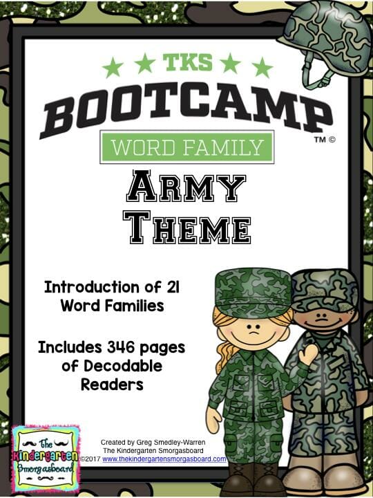 Word Families: Schedulin’ Sunday – The Kindergarten Smorgasboard