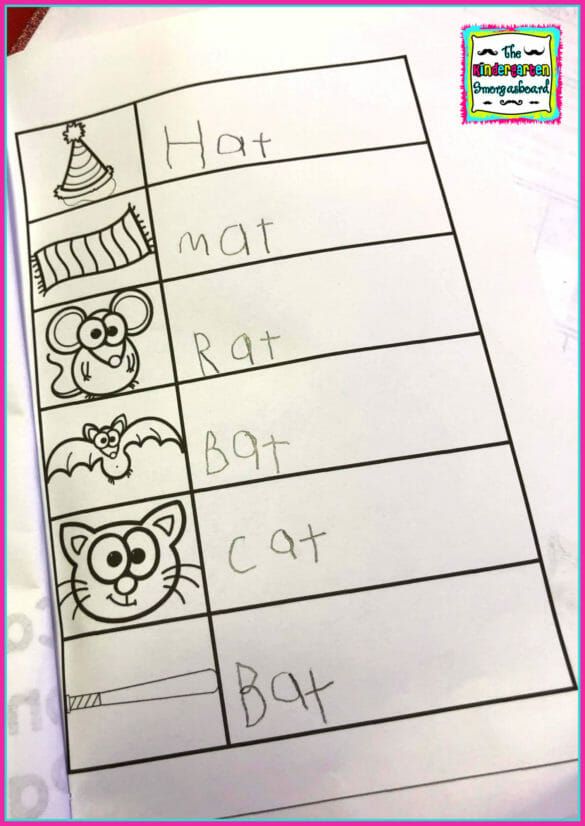 Word Families: Schedulin’ Sunday – The Kindergarten Smorgasboard