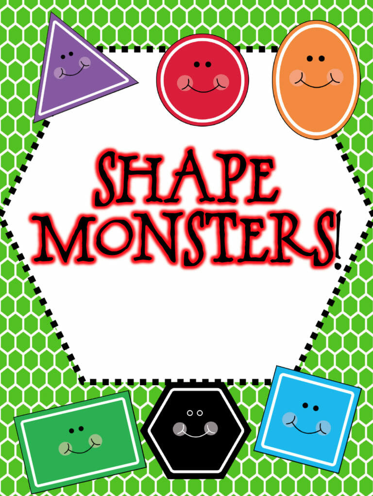 2D Shapes: Schedulin Sunday | The Kindergarten Smorgasboard