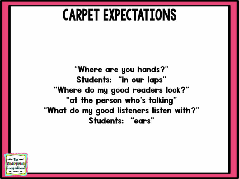Classroom Questions – The Kindergarten Smorgasboard
