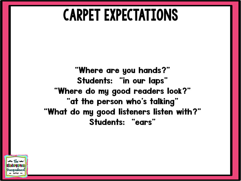 Classroom Questions – The Kindergarten Smorgasboard