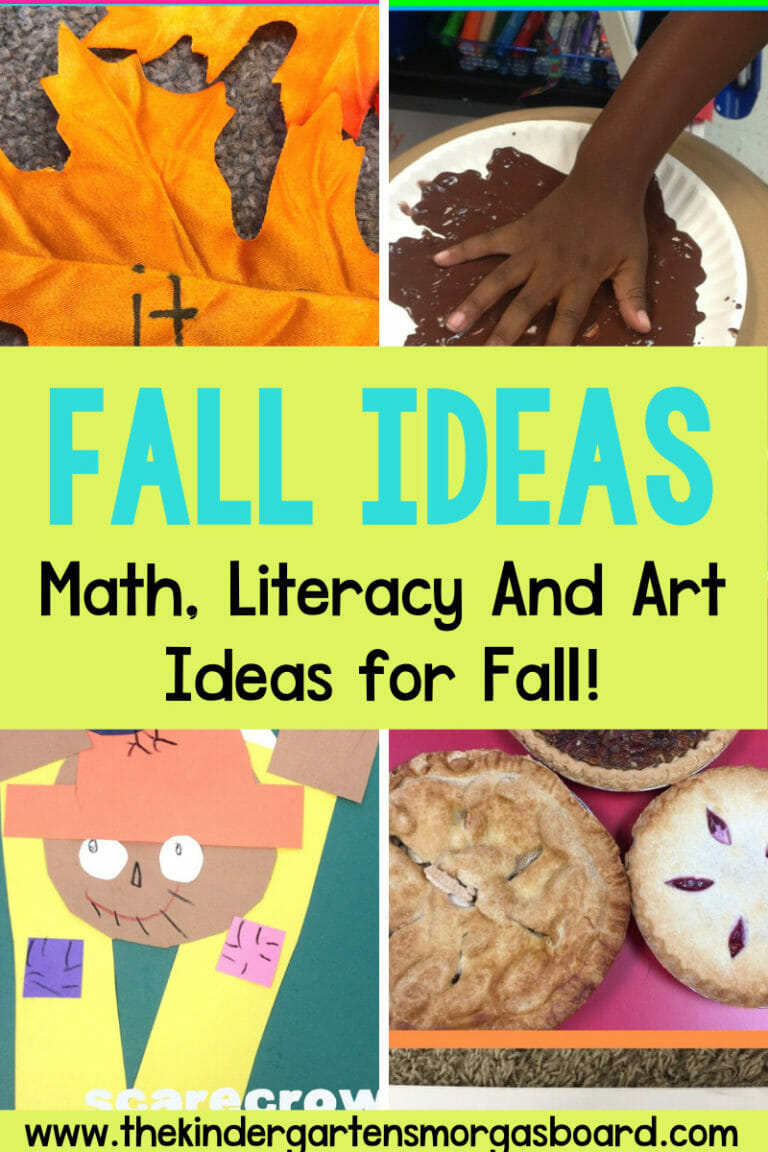 Fall Activities And Ideas – The Kindergarten Smorgasboard
