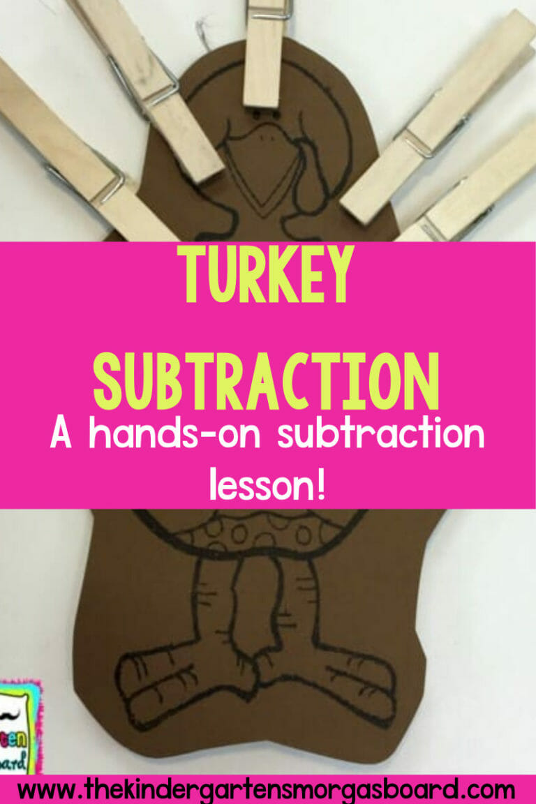Turkey Subtraction – The Kindergarten Smorgasboard