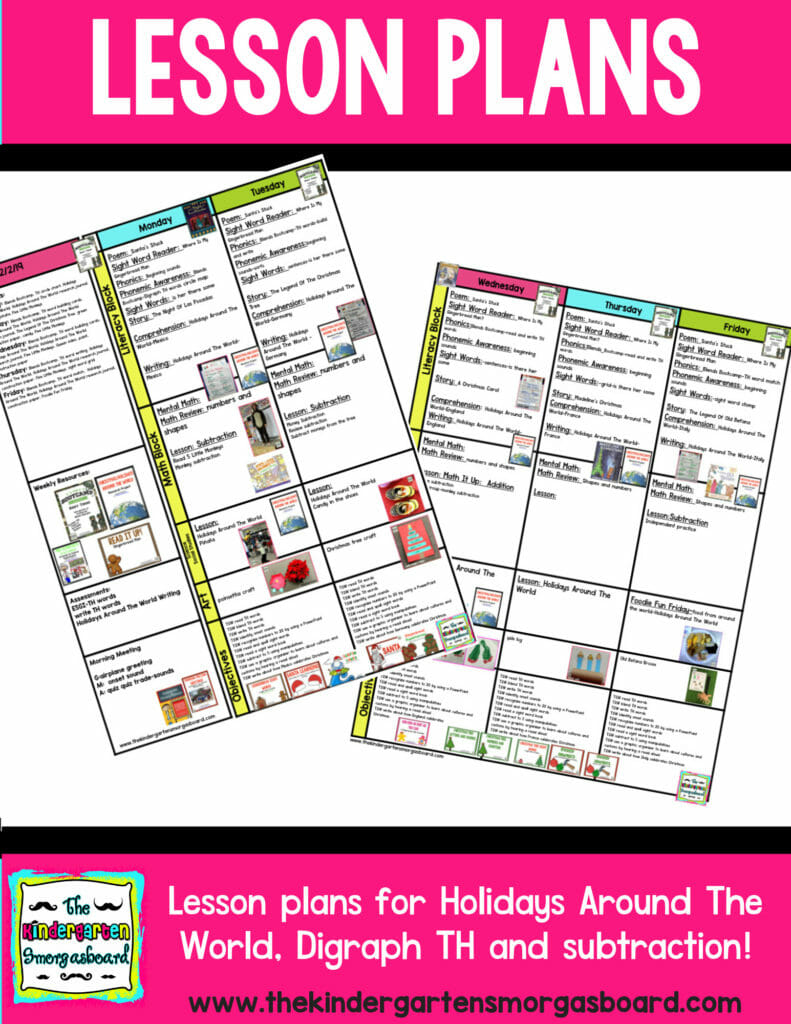 Holidays Around The World: Schedulin Sunday – The Kindergarten Smorgasboard